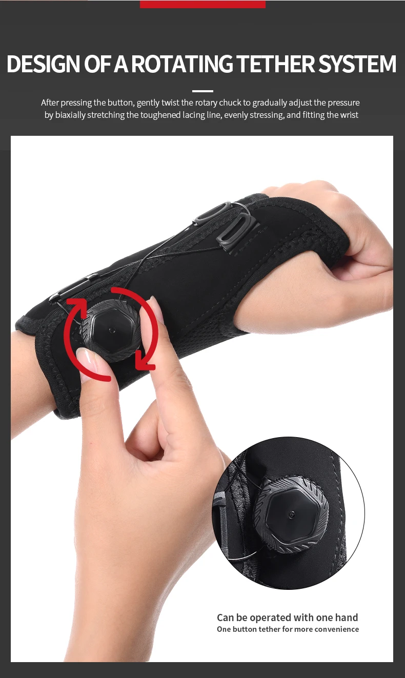 Kopus New Sports Pressure Plate Wrist Guard Fitness Protection Knob ...