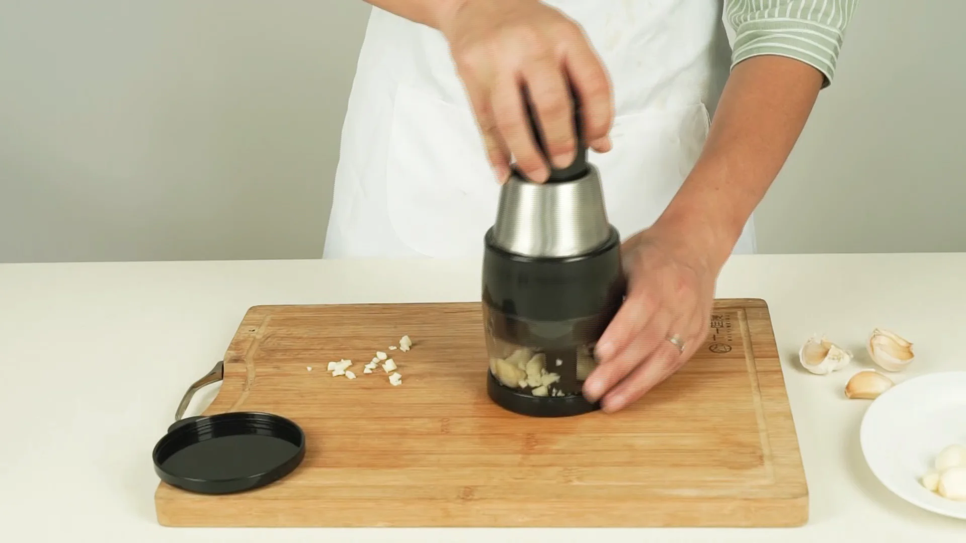 Multifunctional Manual Press Stainless Steel Mini Onion Ginger Garlic ...