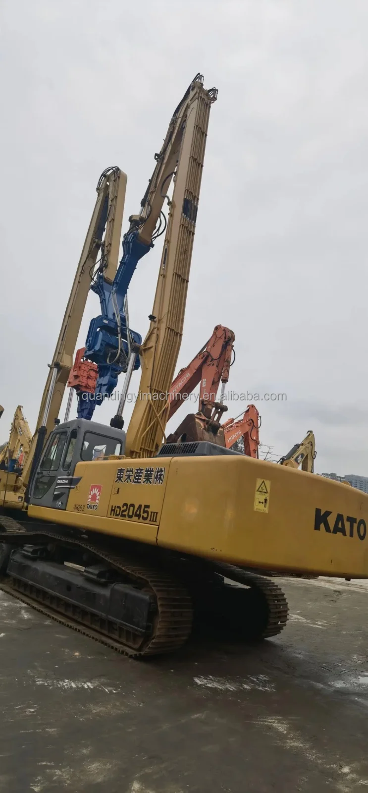 30 Ton Excavator Hydraulic Sheet Pile Driver - Durable & Efficient