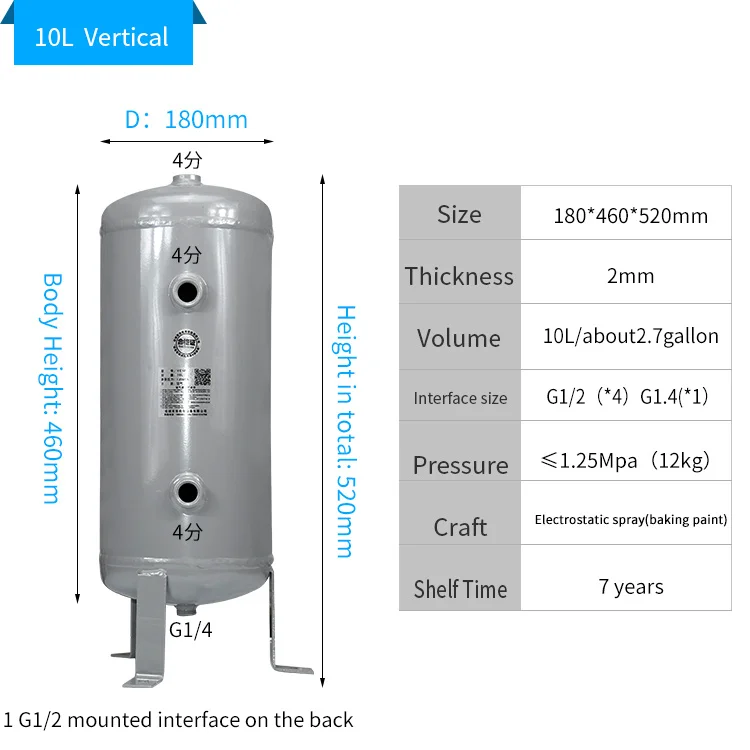 Carbon Steel Air Tank -Jiangsu Youcheng Zhixin Electromechanical ...