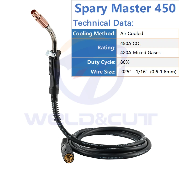 Tweco MS450 Spray Master 450A Welding Torch 10ft/12ft/15ft| Alibaba.com