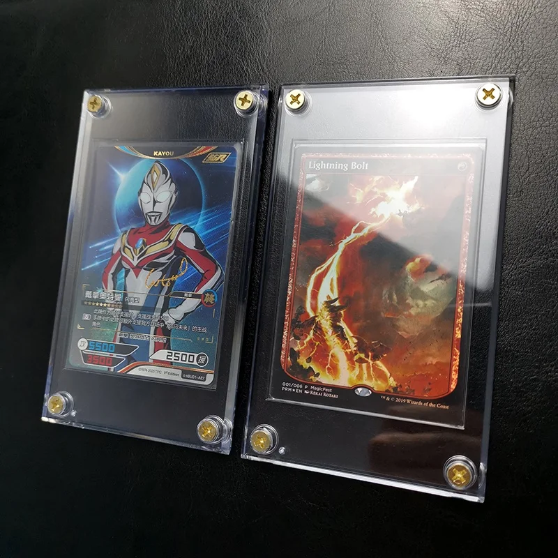 Rambo Acrylic Booster Card Pack Frame Display Case Magnet Locks Holder ...