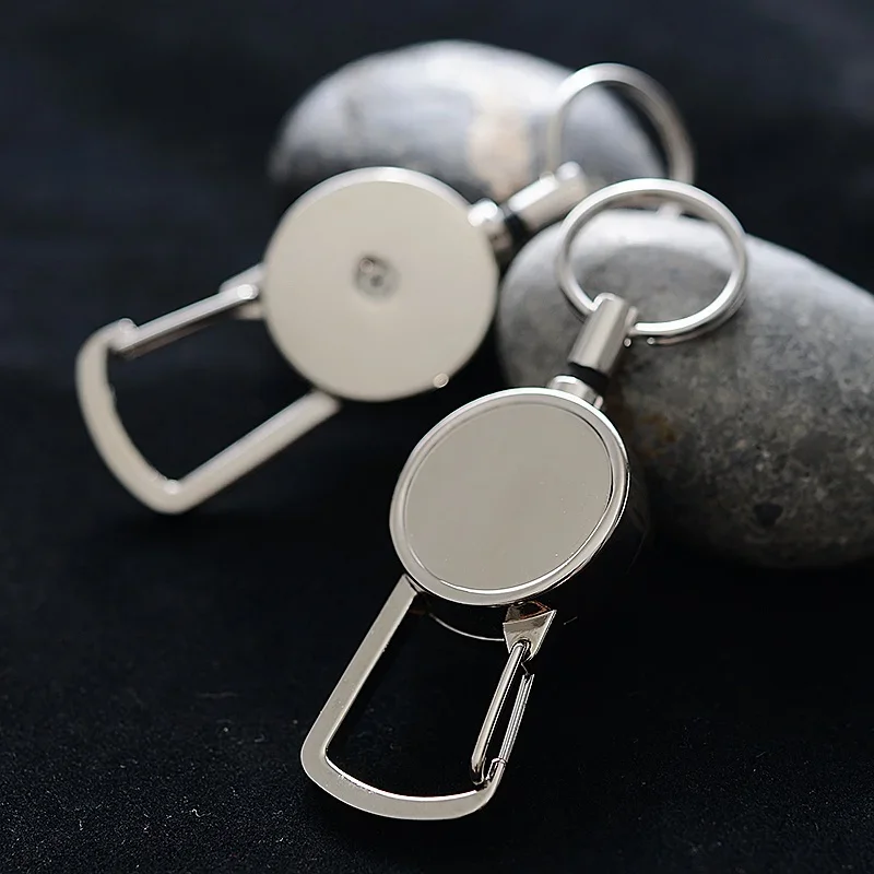 Outdoor Telescopic Wire Rope Key Anti-Theft Keychain