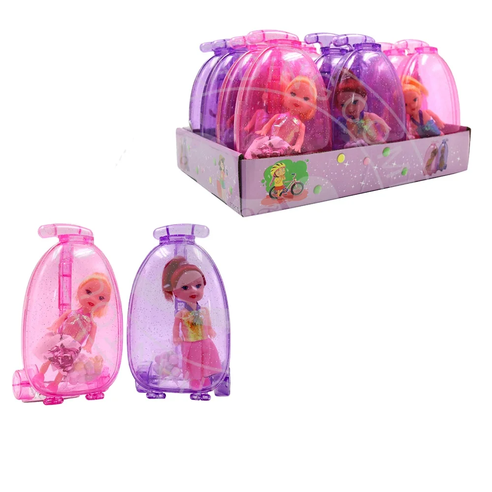Hot New Style Luggage Colorful Plastic Compressed Toy With Sweet Candy ...