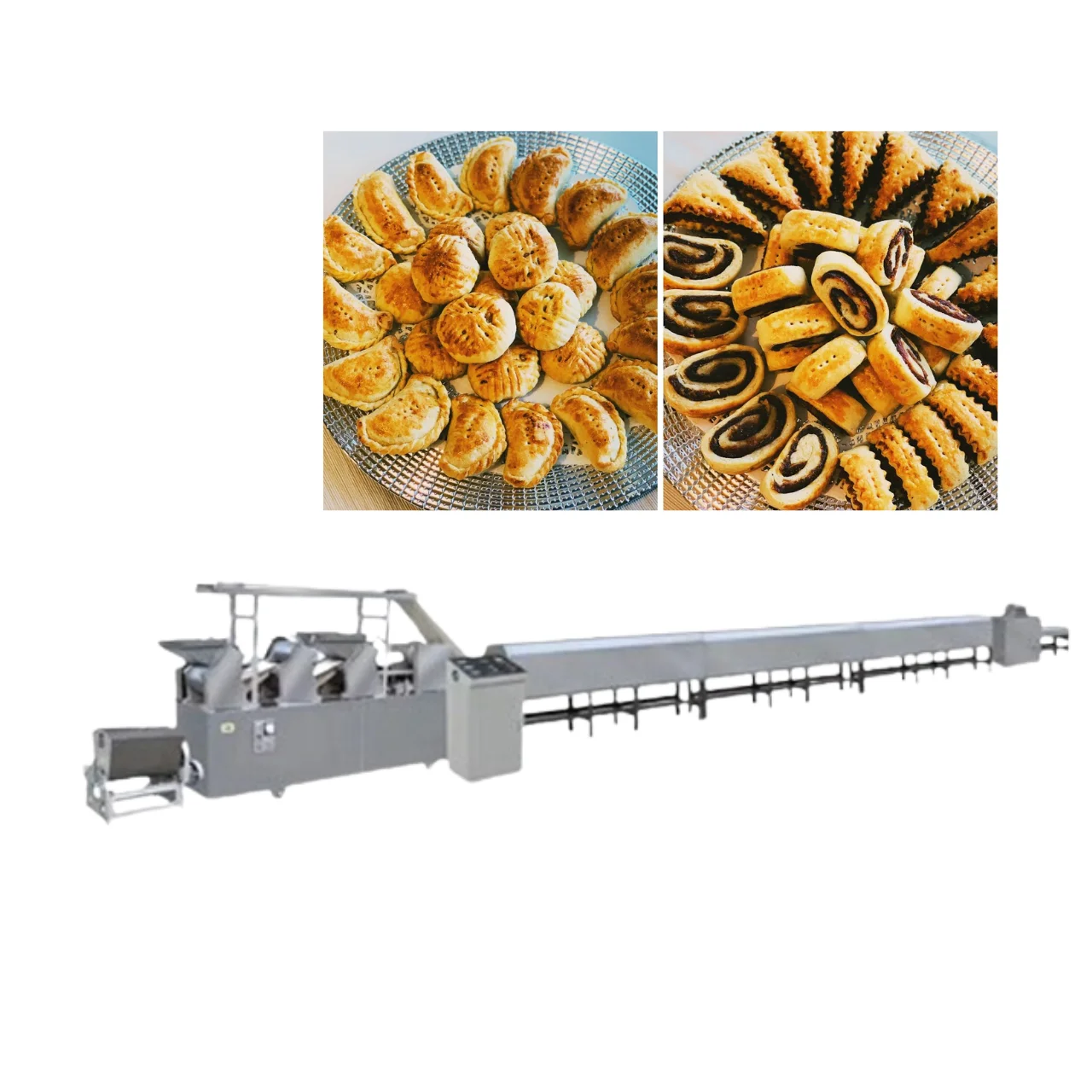 Industrial Biscuit Making Machine and Production Line for Kue Nastar ...