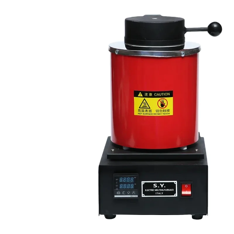 Portable Metal Gold And Silver Melt Furnace With Graphite Crucible For ...