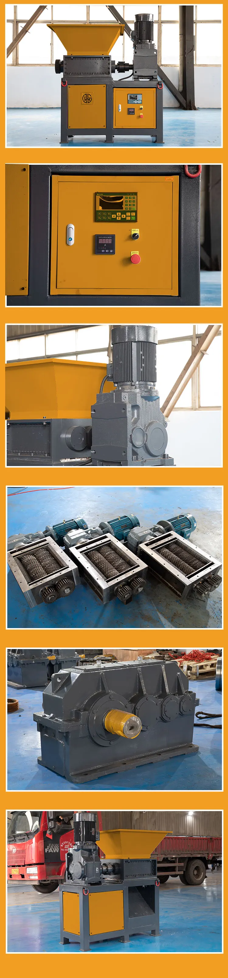 300 Model Mini Double Shaft Garbage Crushing Machine Plastic Scrap ...