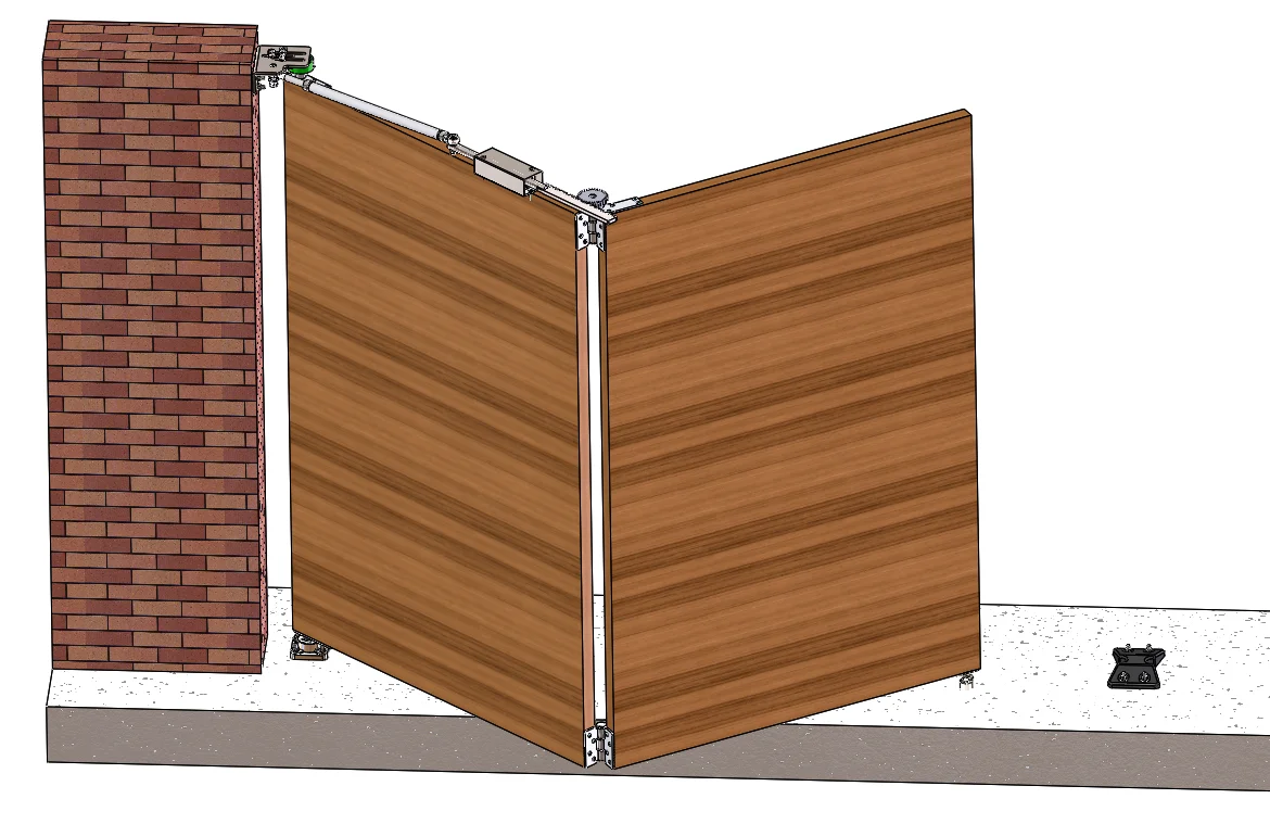 Heavy Duty Sliding Aluminum Bi-Folding Bi-Folding Hardware Kit Bi-fold ...