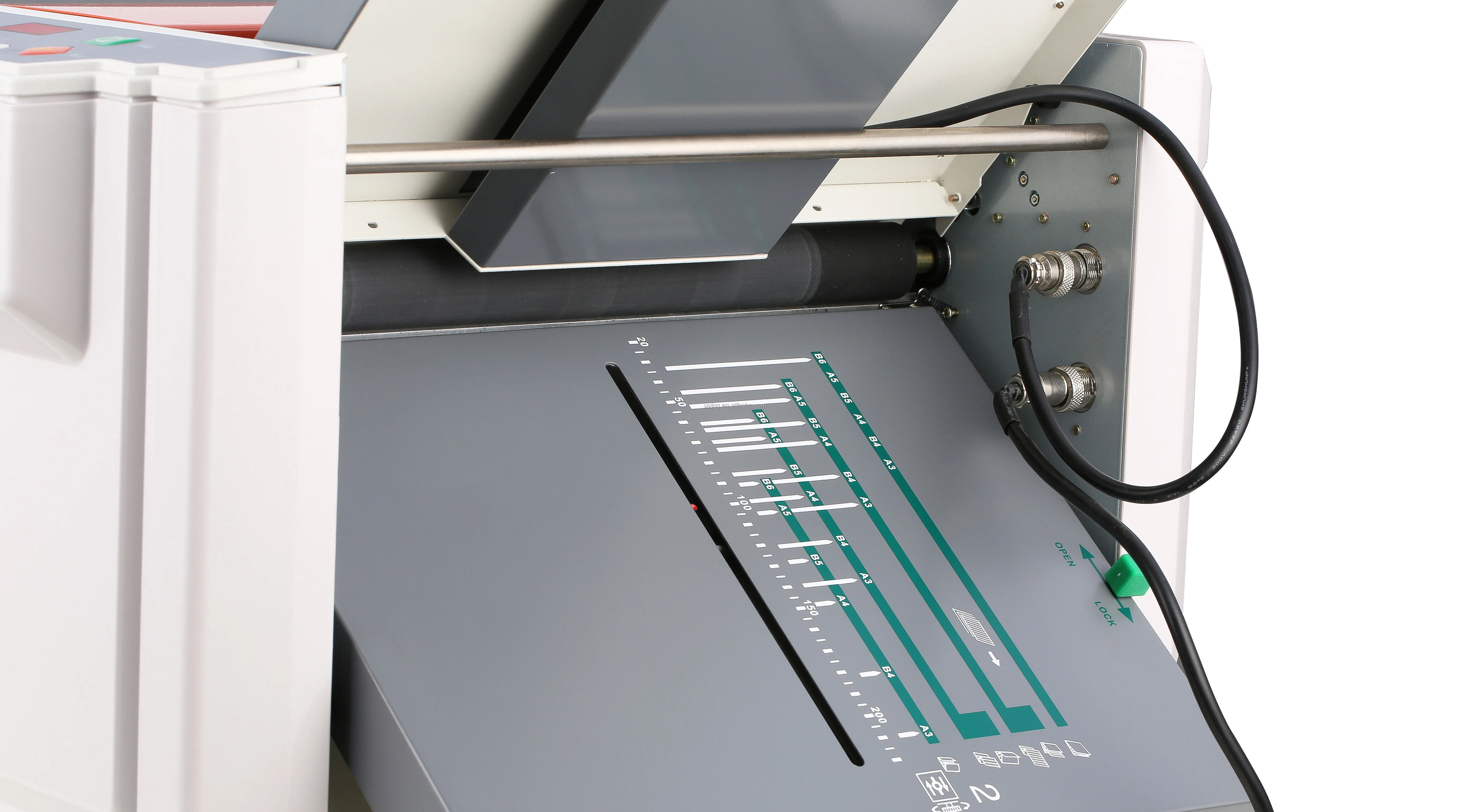 U-306 Automatic Art Paper Foldinng Machine A3 Brochure Leaflets Maker ...