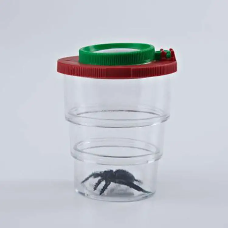 Outdoor Educational Catcher Observation Box Kids Toy Plastic Magnifier ...