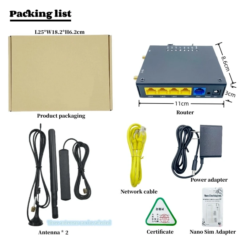 Industrial 4G LTE Router MT7620A 300Mbps Openwrt FDD TDD 4G LTE Wireless Router With Sim Card ...