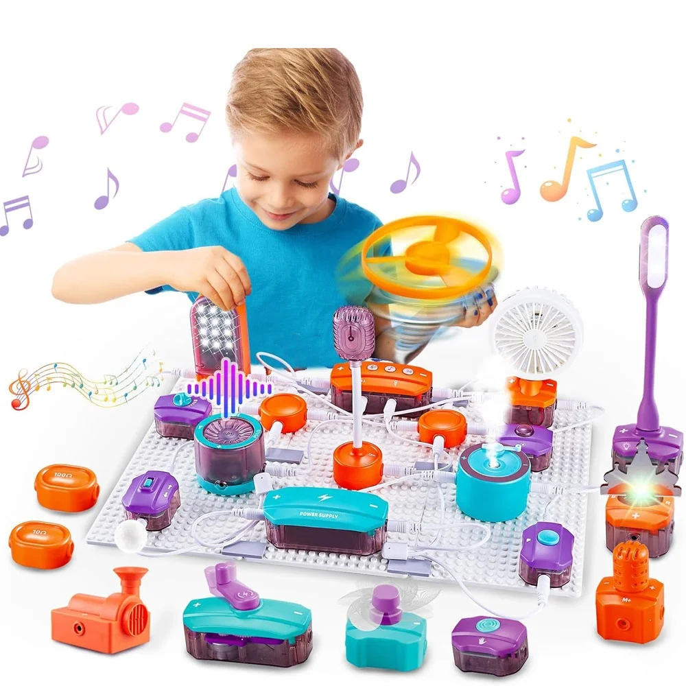 53pcs electric circuits blocks DIY circuit link board electronics ...