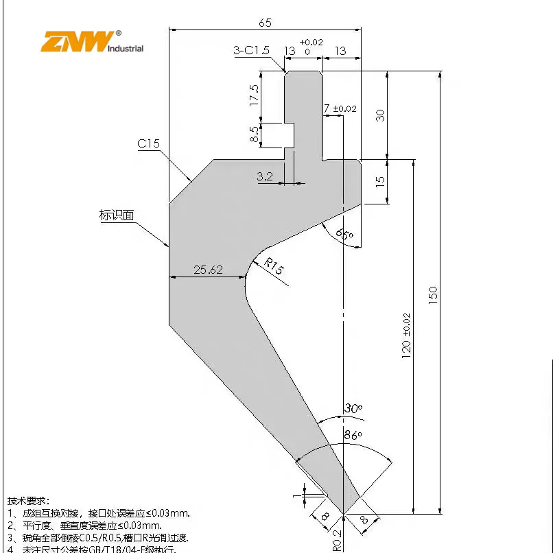 Customizable Gooseneck Punches Sheet Metal Bending Tools for Cnc Press ...