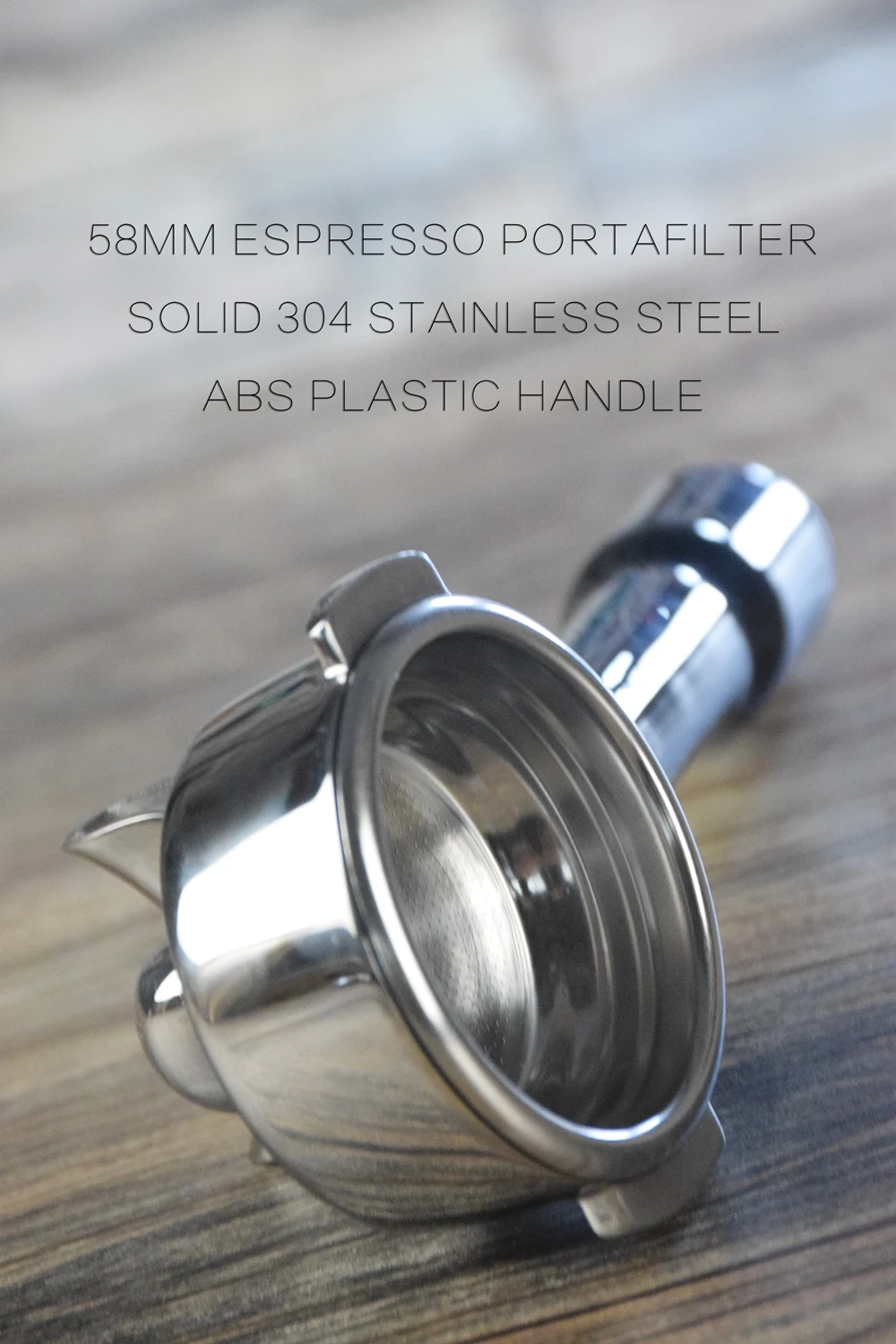 58MM Espresso Portafilter with Stainless Steel Portafilters and Plastic ...