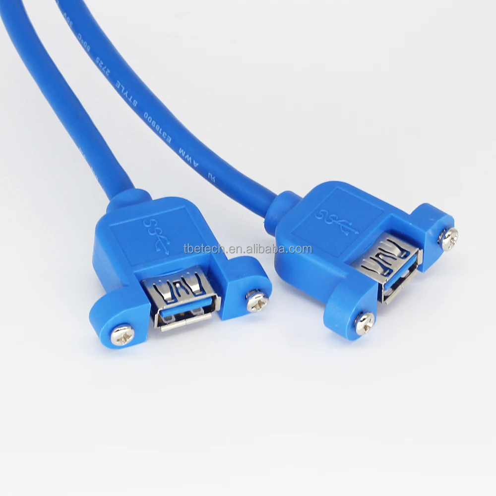 Computer Motherboard Usb Data Cords Ide 20 Pin To Usb 3.0 Panel Mount ...