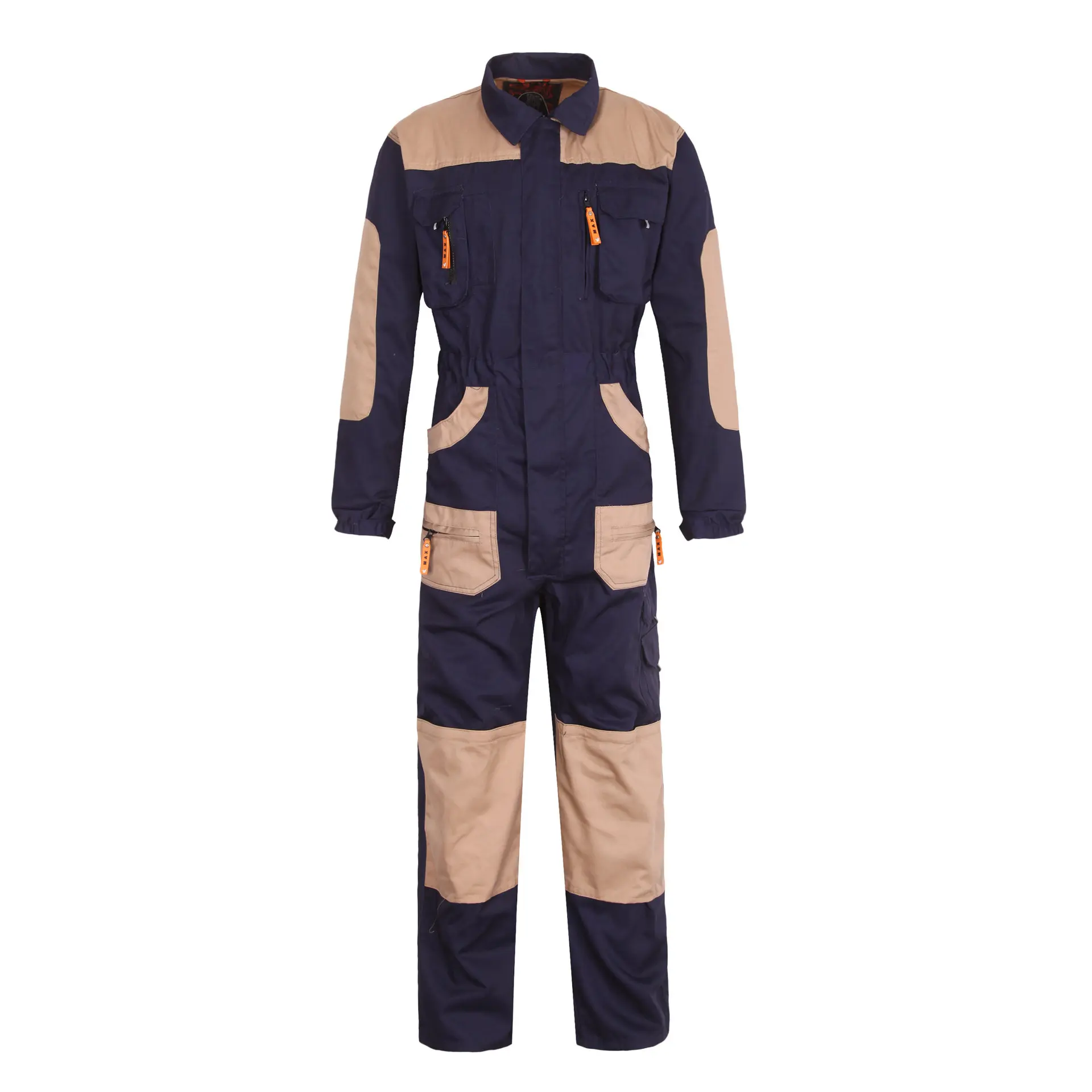 Overall Work Suit Work Clothes Patchwork Jumpsuit Mechanic Coverall Car ...