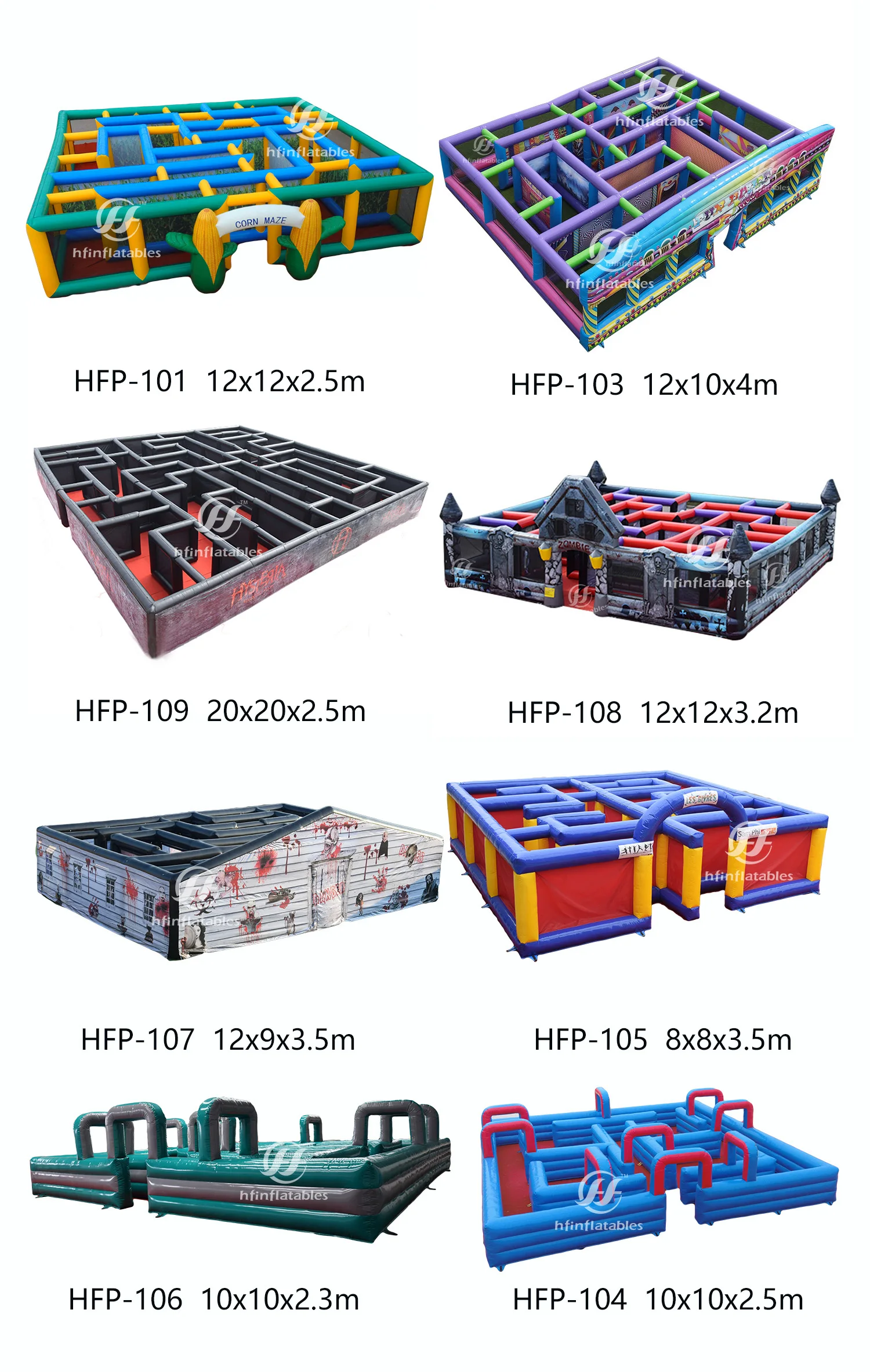 Inflatable Fun House Maze - Customized Design & Sport Games