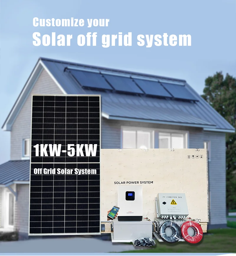 Smart Home Power 15kw Hybrid Solar System off Grid Complete Set