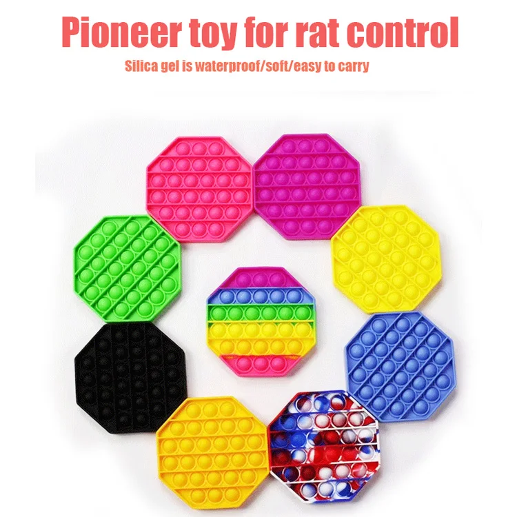 Rainbow Pop Up Sensory Autism Special Release Stress Reliever Popper ...