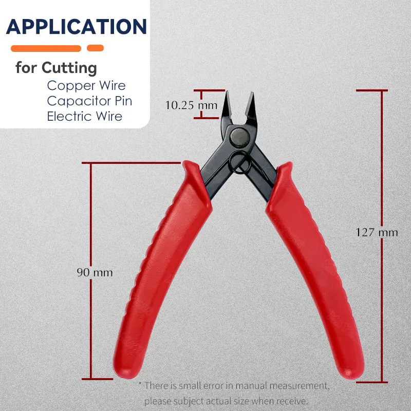 Industrial Sharp Bevel Mini Electric Wire Diagonal End Cutter Pliers ...