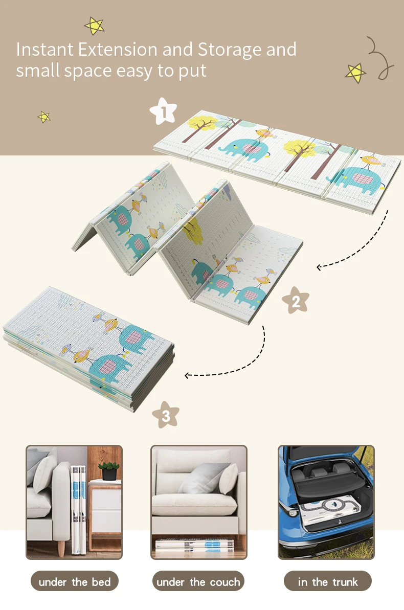 Custom Playmat Xpe Foam Corral Ddidactico Crawling Floor Large Kids ...