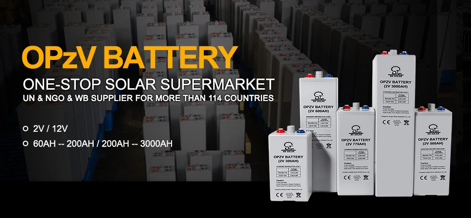 Br Solar 2v 3000ah Opzv Lead Acid Gel Storage Battery 3000ah Gel Batteries For Solar System ...
