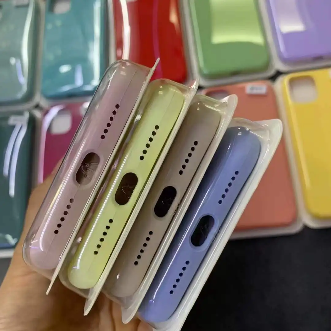 Original Material Silky Touch Rubber Coated Liquid Silicone Cell Phone ...