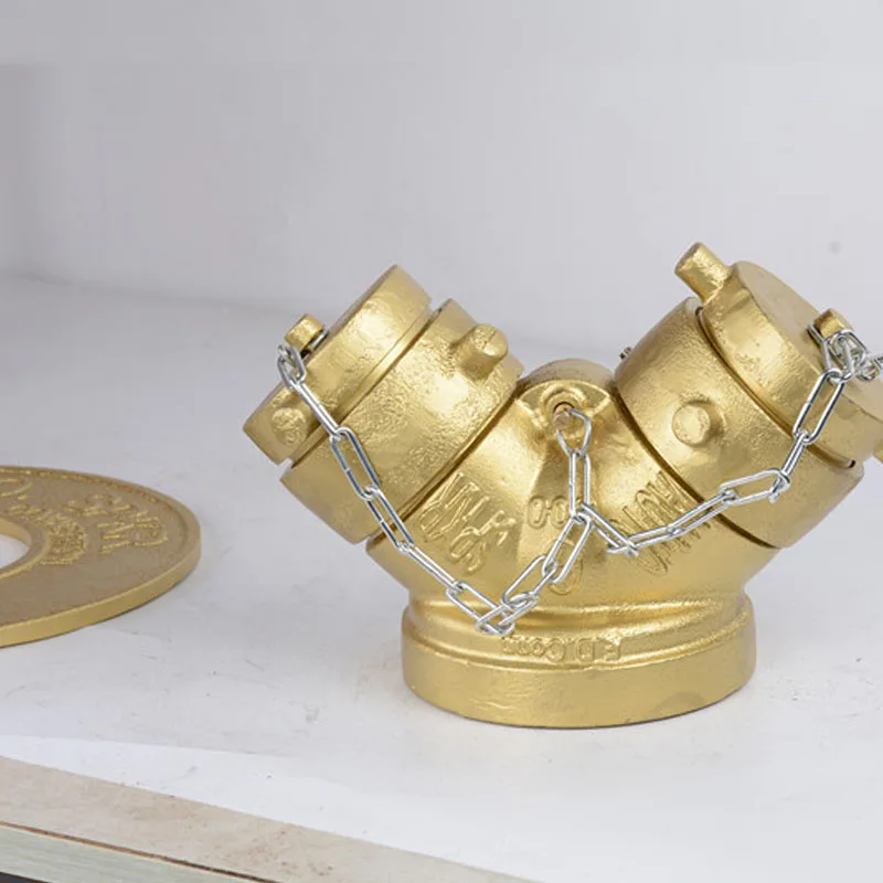 Fire Fighting Equipment 4"x2.5" Y Siamese Water Divider - Buy Double ...