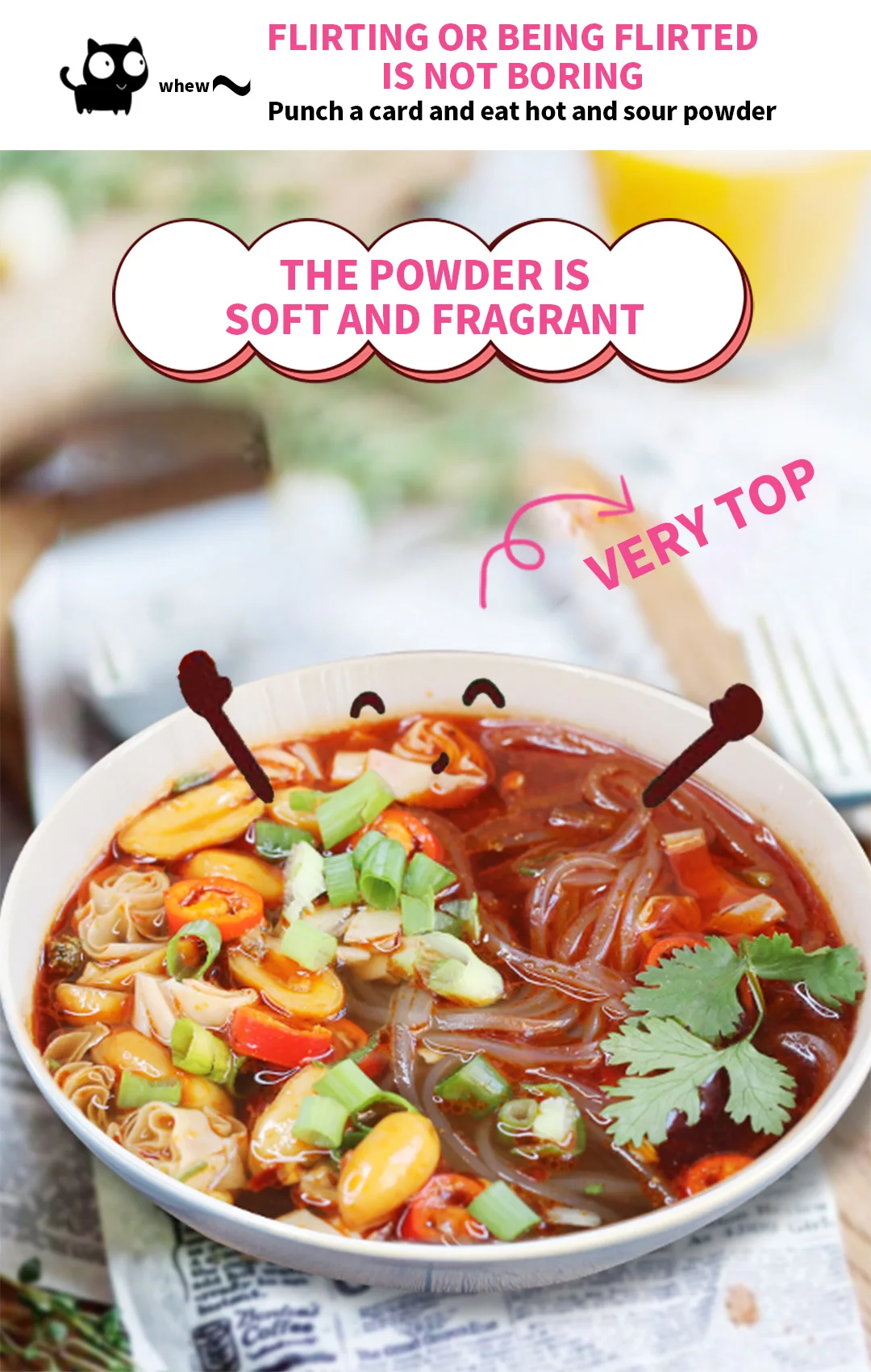 Instant Rice Noodles Hot And Sour Powder Snacks Rice Noodles With ...