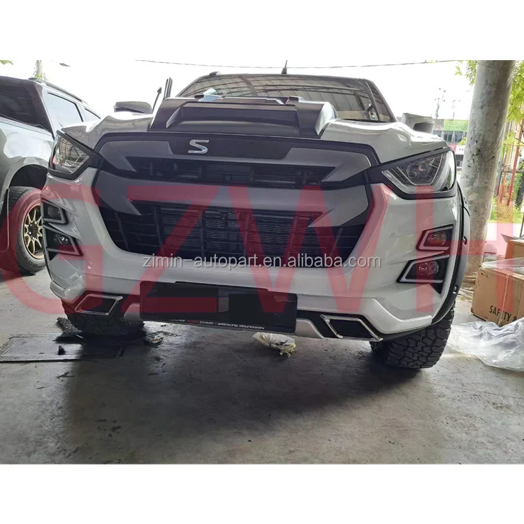Car Accessories Abs Plastic Front Bumper Guard For Dmax 2021 - Buy 2021 ...