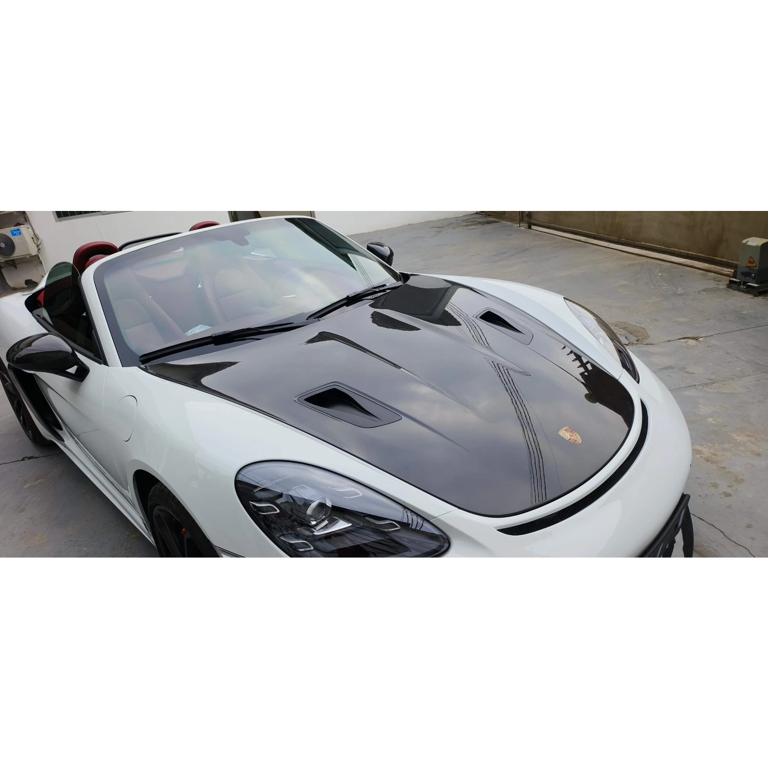 G Style Dry Carbon Fiber Body Kits For P-orsche 718 - Buy G Style Dry ...