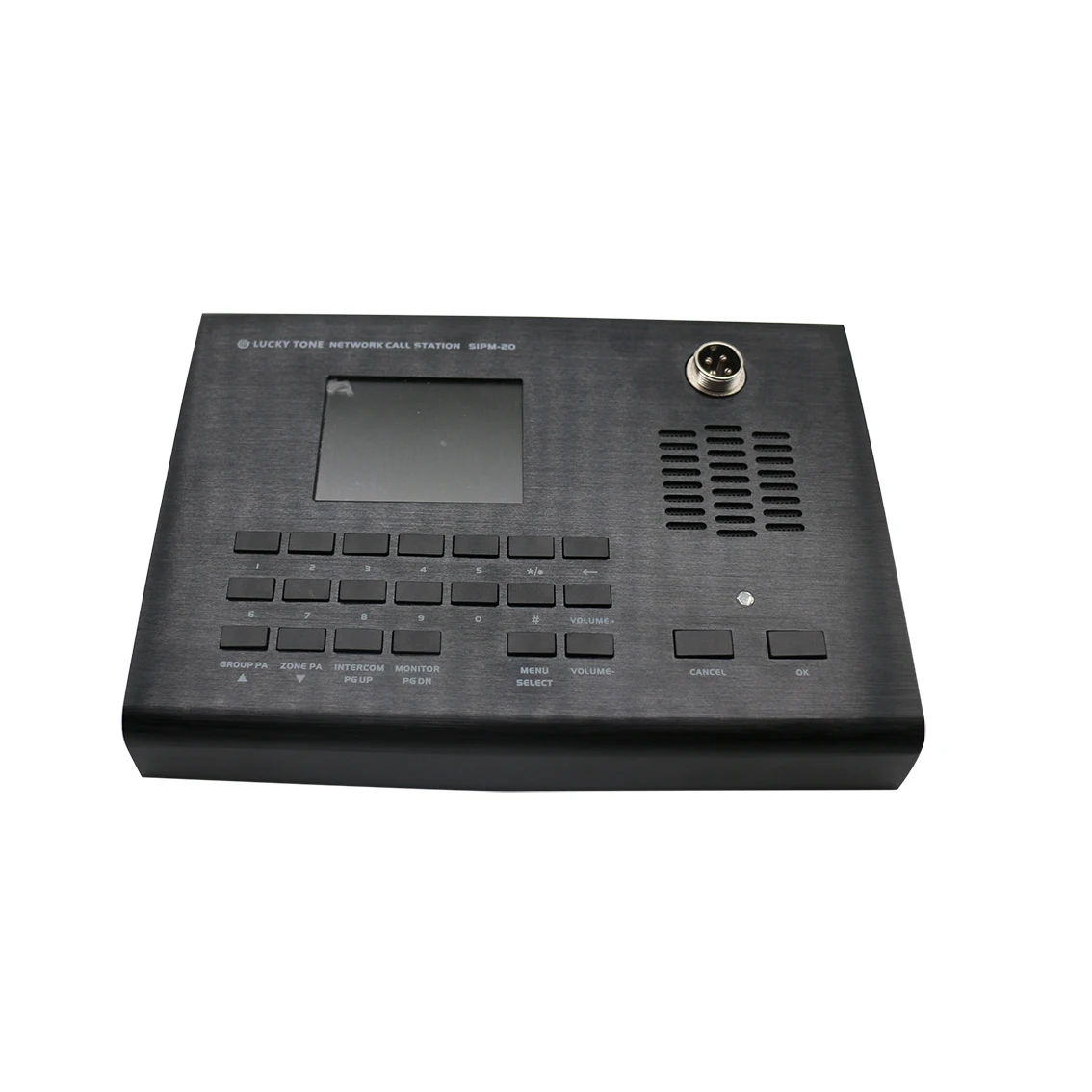 IP Network Public Address System Intercom Call Station Desktop Paging ...