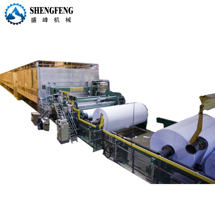 A4 size copy Paper jumbo roll Making Machine production line for sale ...