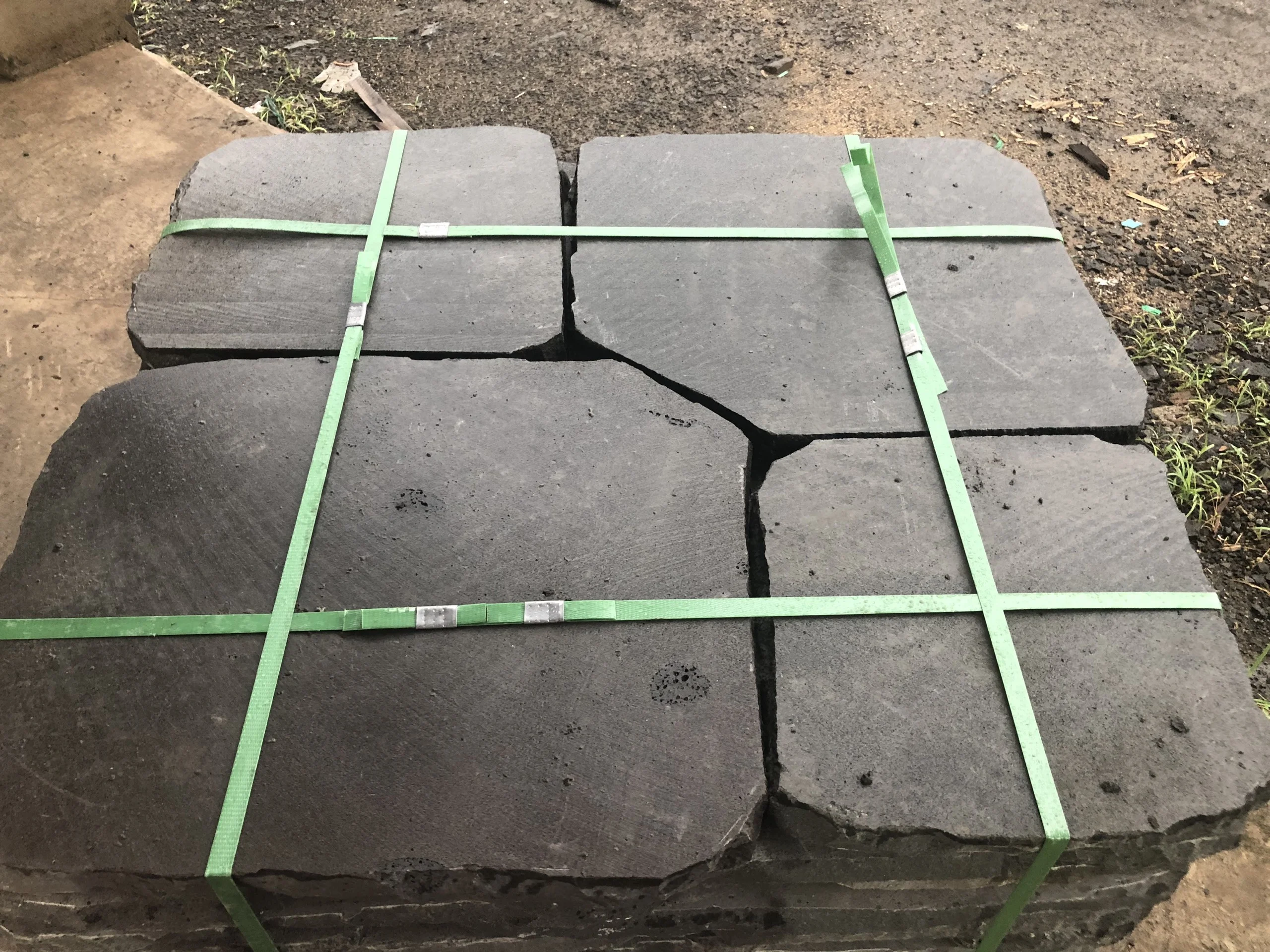 Basalt Garden Stepping Stone Paving Stone High Water Absorption - Buy ...