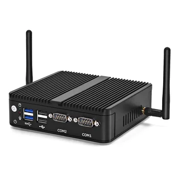 12th Gen Fanless Mini Pc Alder Lake N100 Quad Core Dual Lan 2*com Nvme Win-dows 11 3x4k Uhd Htpc ...