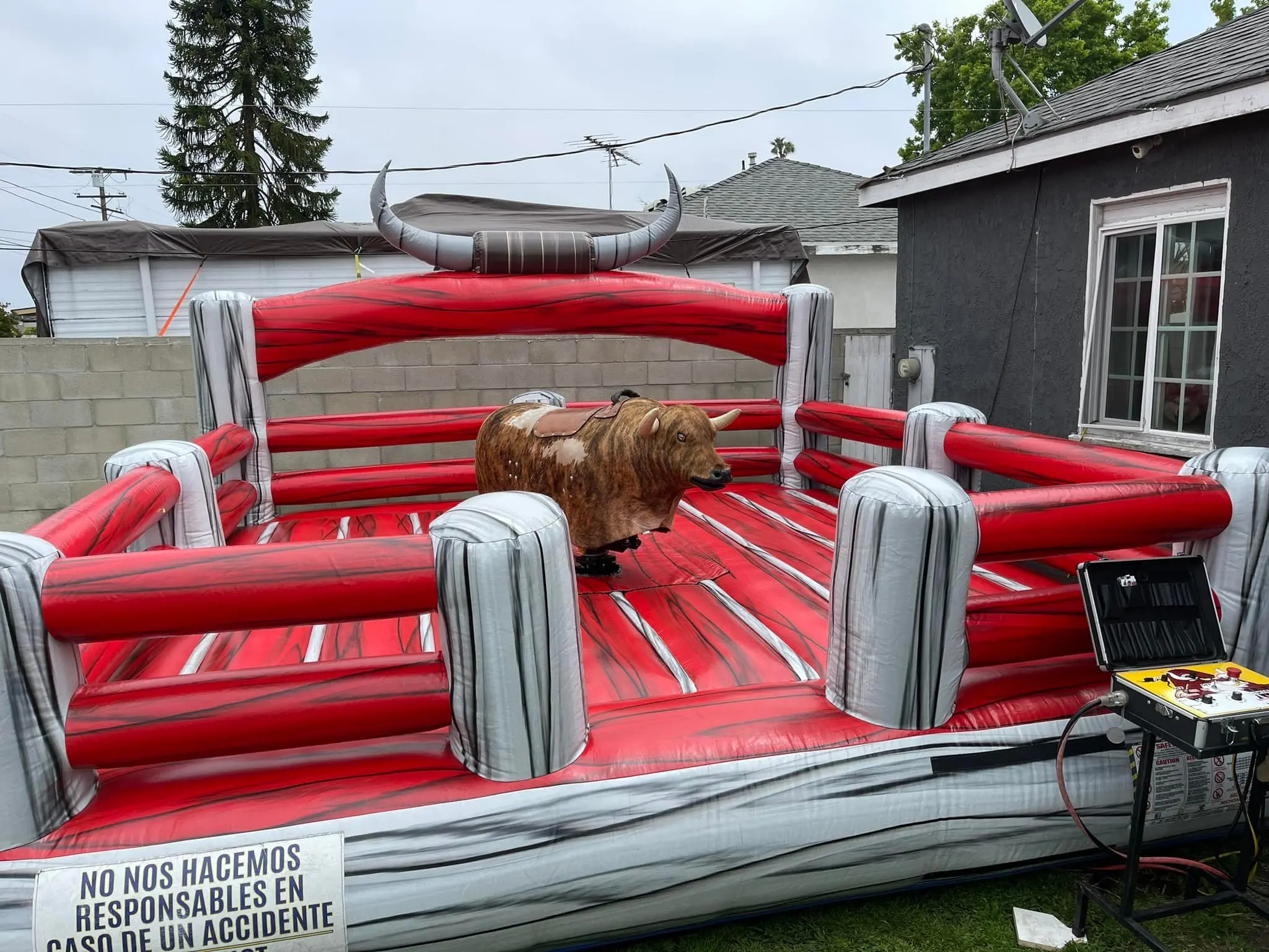 Inflatable Mechanical Rodeo Bull for Adults - Fun & Thrill