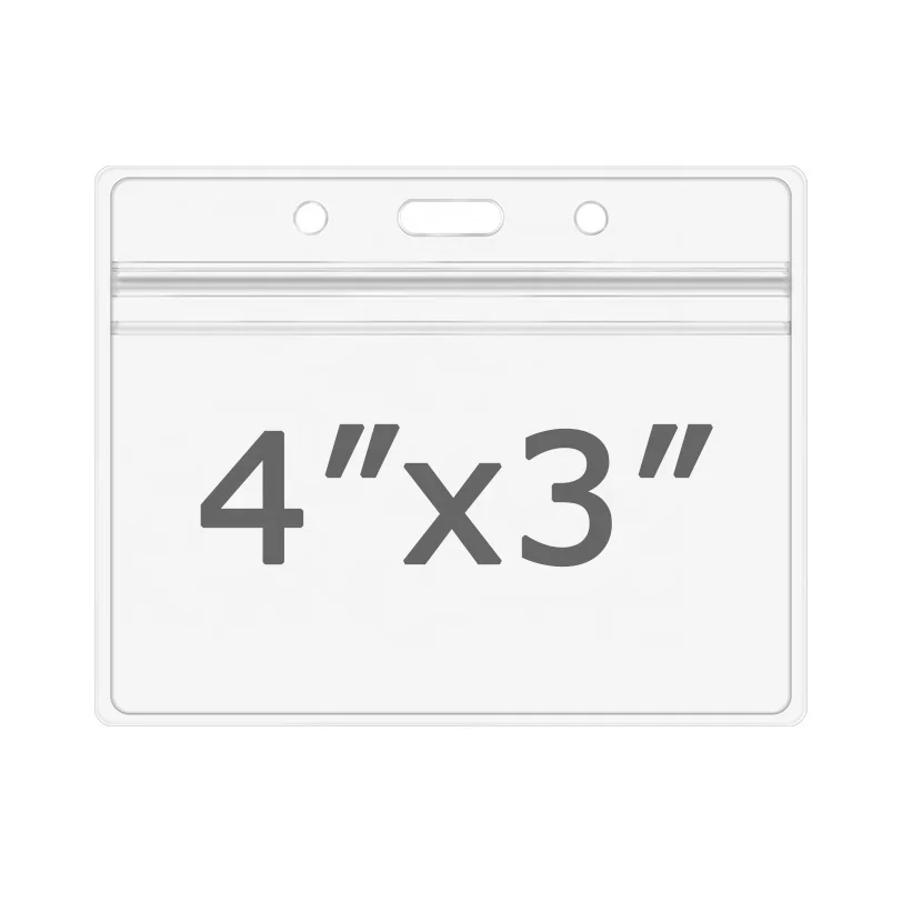 Card Protector 4x3 Inches Waterproof Clear Paper Record Id Badge Card Card Protector 4x3 Inches Waterproof Clear Paper Record Id Badge Card