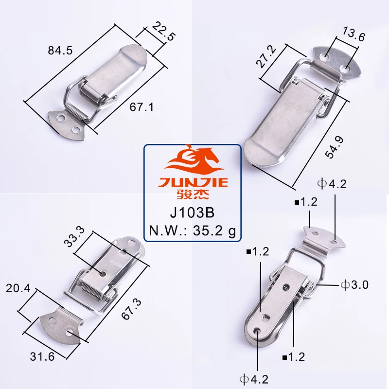 Stainless Steel Soup Bucket Toggle Latch J103b - Buy Toggle Latch Lock ...