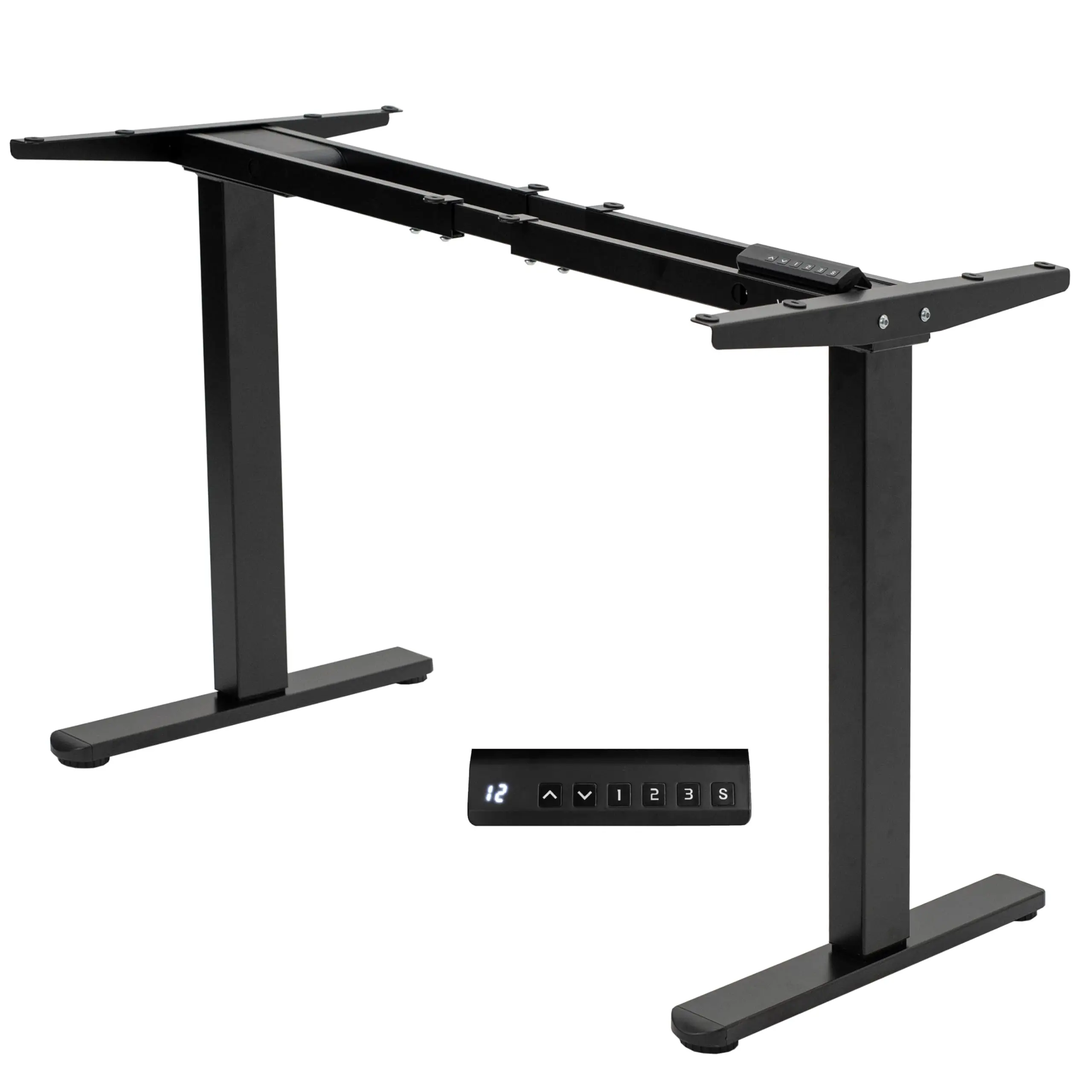 Electronic Ergonomic Height Adjustable Table Base 2 Legs Sit To Stand ...