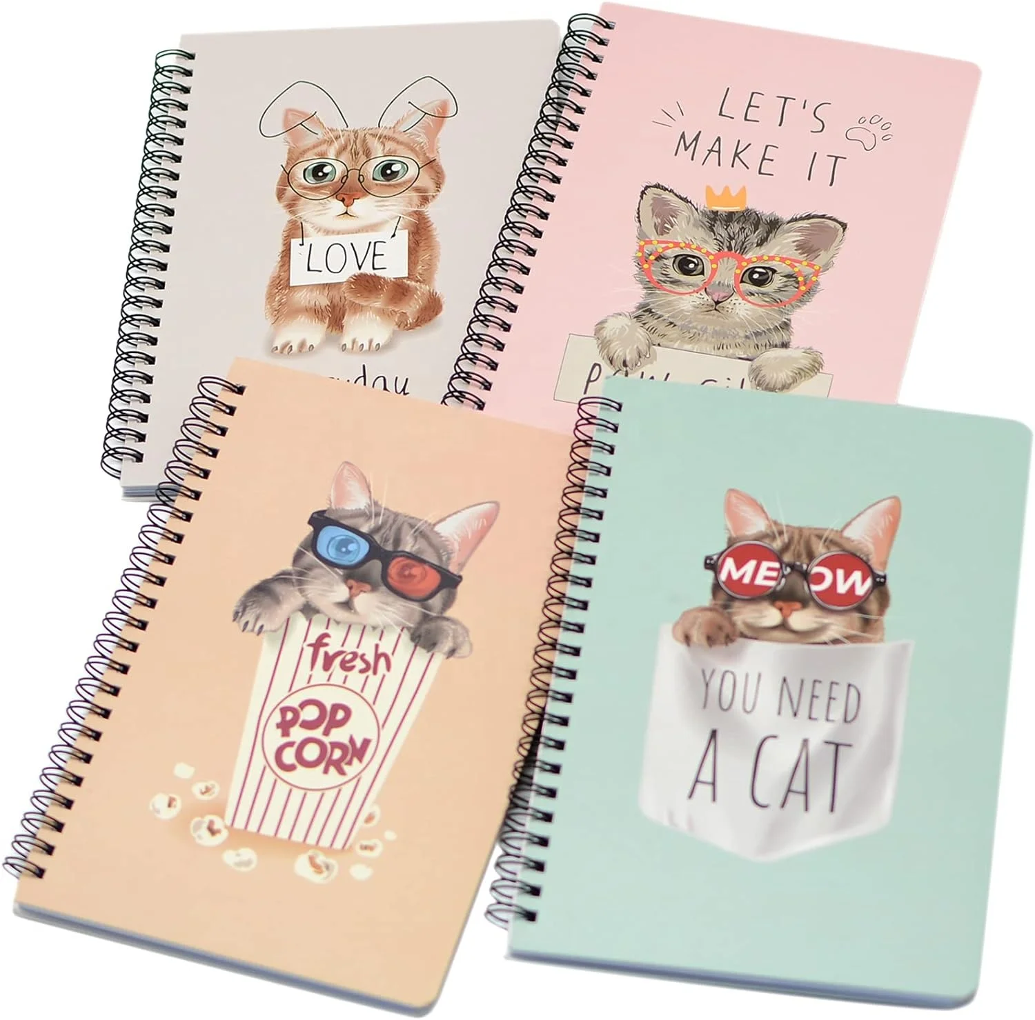 Custom A4 A5 A6 Sublimation Note Books Spiral Wire Bound Heat Transfer ...