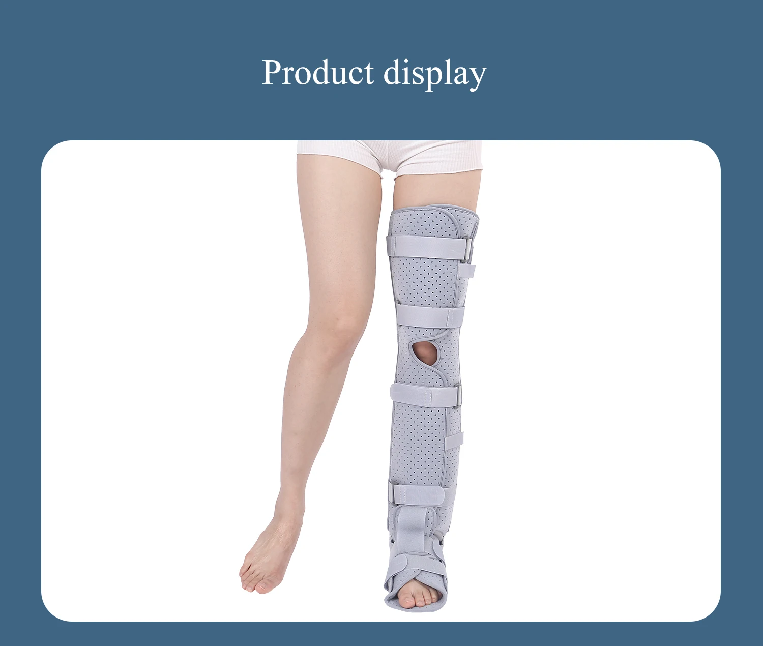 Orthotics Knee Joint Fixation Brace - Patellar Fracture Splint Protector