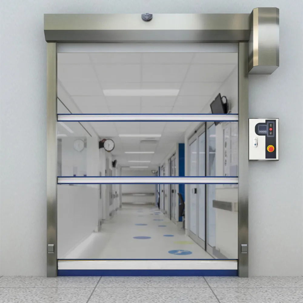 Industrial Warehouse Cleanroom Clean Workshop Electric High Speed Roll ...
