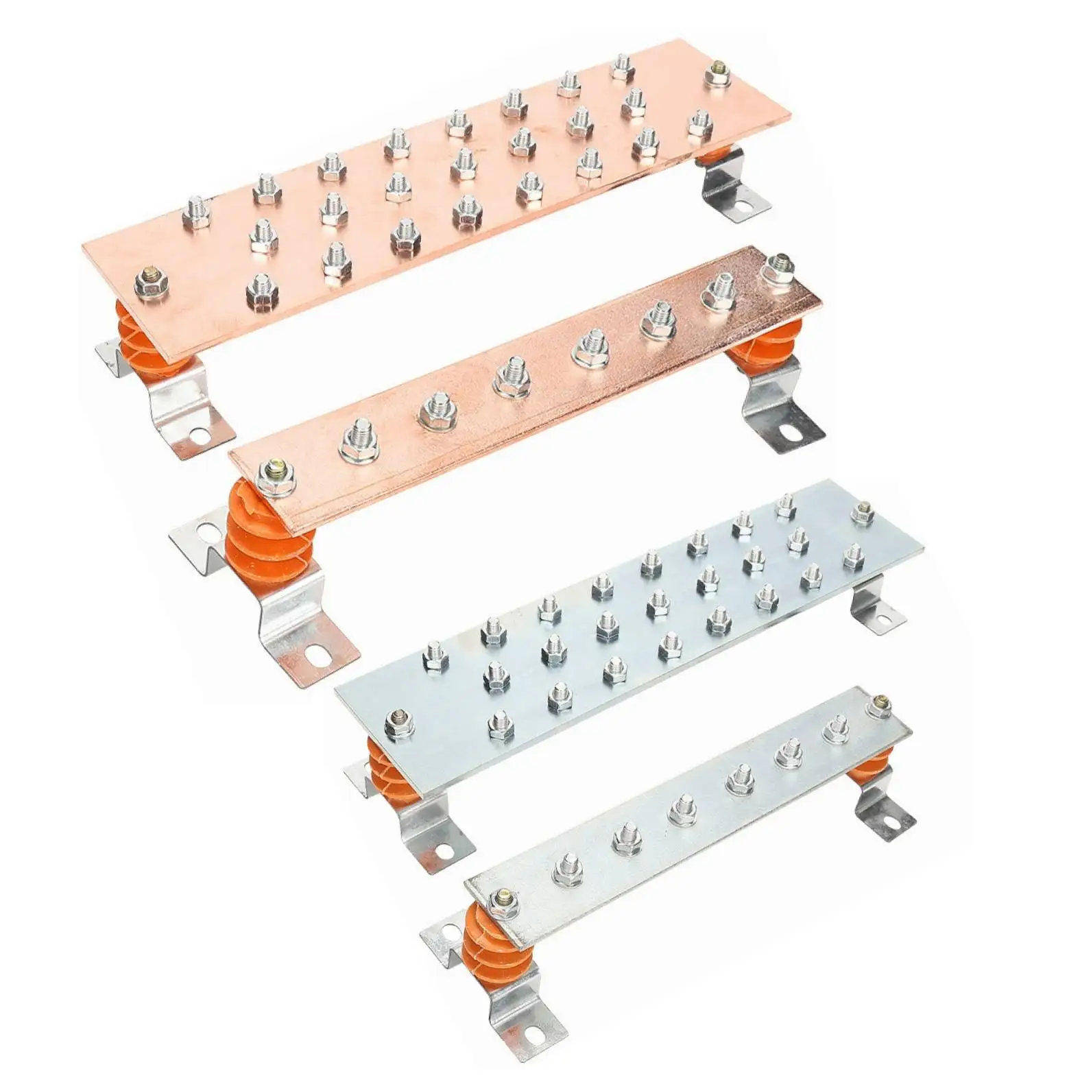 Custom Copper Grounding Busbar Strips for Electrical Applications Power ...
