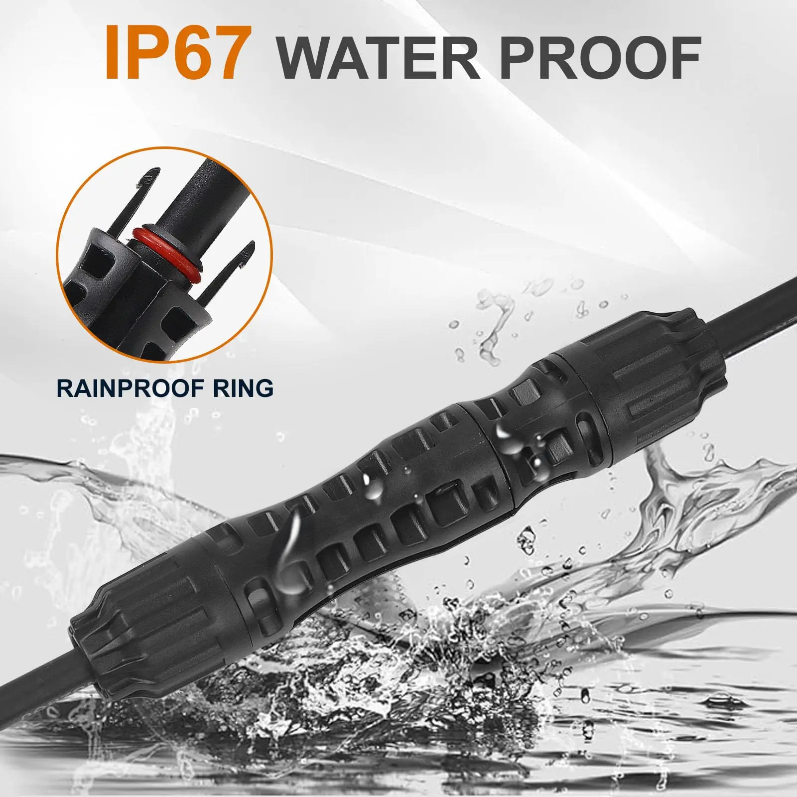 Ip67 Waterproof 1500v Solar Junction Box Connector Y-Type 1KV 1.5KV ...
