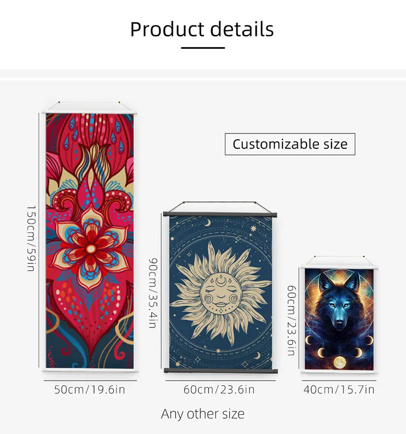 Custom Scenery Scrolls Poster Wholesale Wall Scroll Banners/ Japan ...