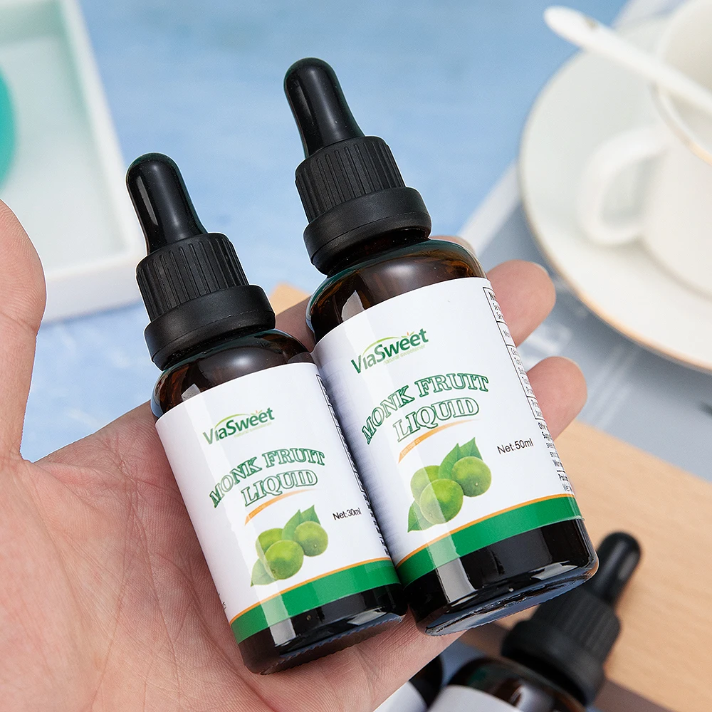 Sugar Replacement Golden Monk Fruit Syrup Monk Fruit Sweetener Liquid ...