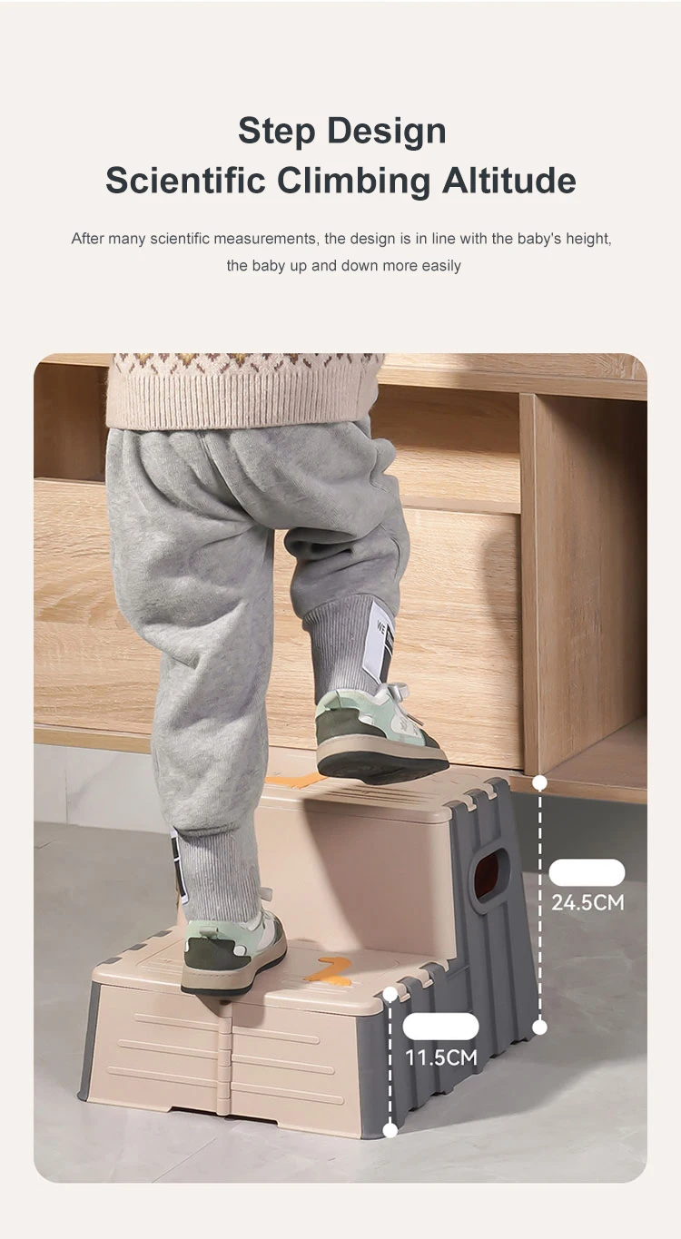 High Quality Safety Foldable Baby Step Stool Bathroom Kids Step Stool ...