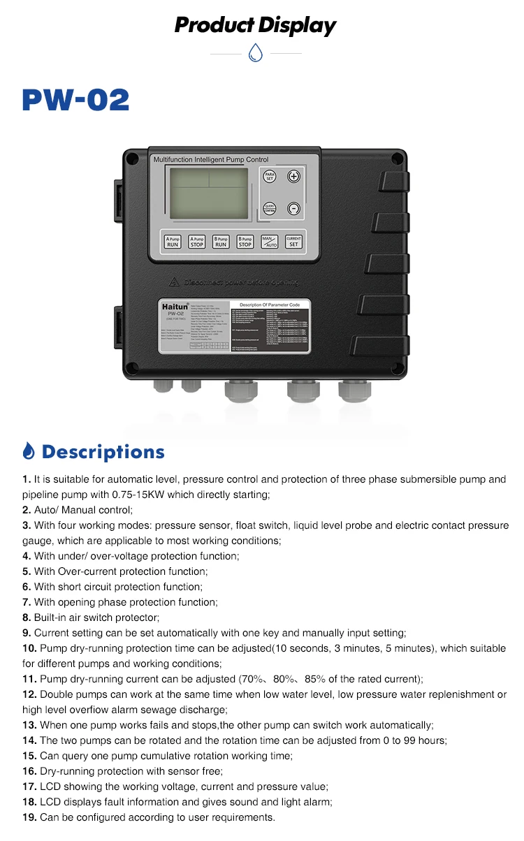 Reliable Factory Intelligent Water Pump Control Box| Alibaba.com