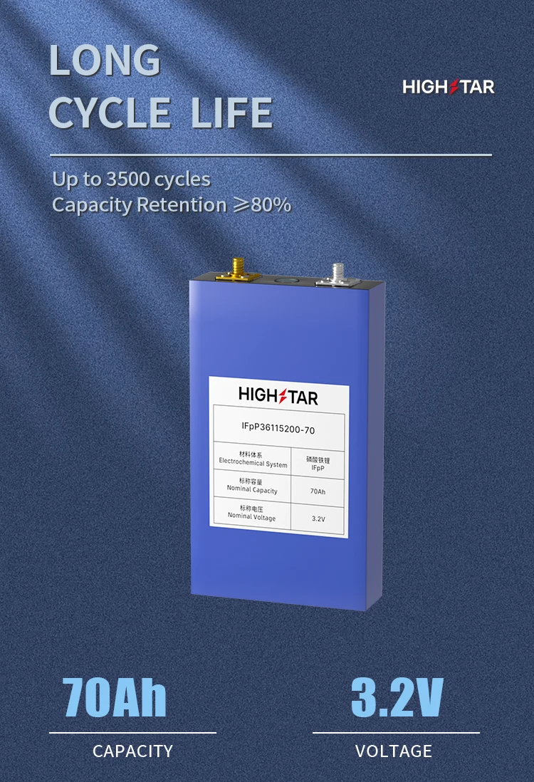 Highstar Lifepo4 Prismatic Battery Cells 70ah 3.2v Rechargeable Battery ...