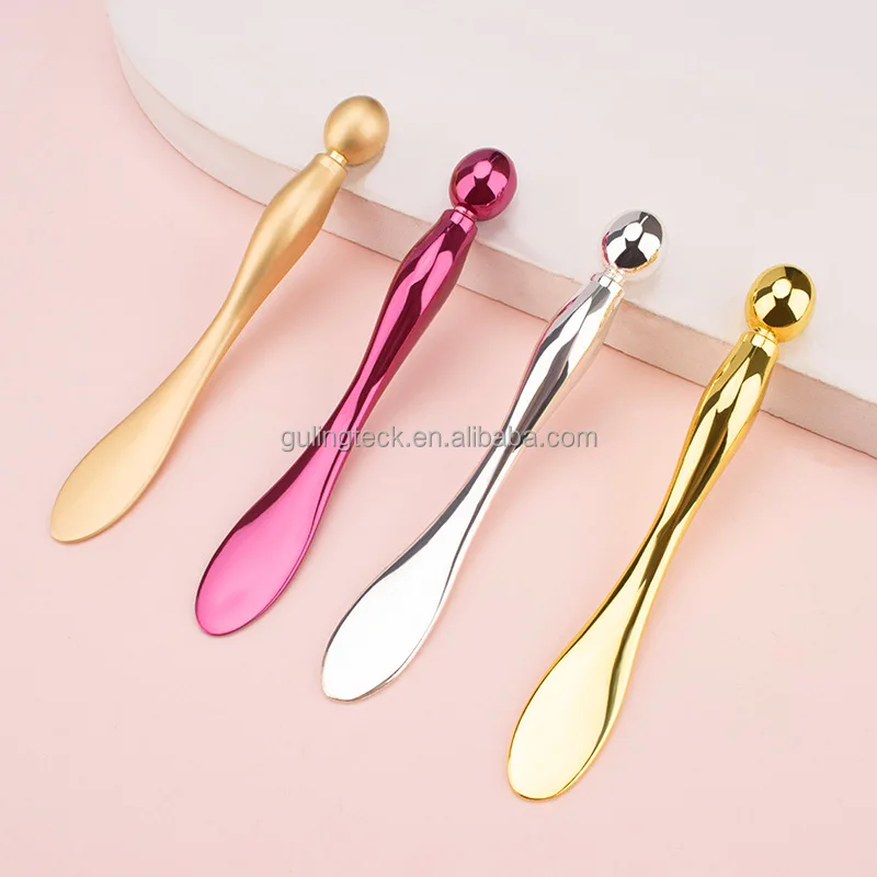 Metal Makeup Spatula Cosmetic Eye Cream Spoons Applicators Applicator ...